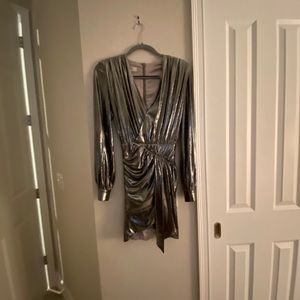 House of CB | Dresses | House Of Cb Silver Dress | Poshmark